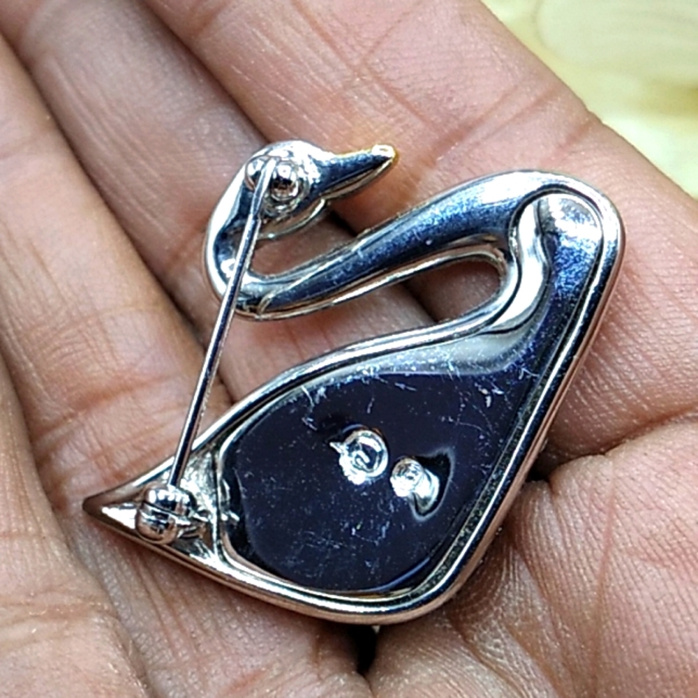 Vintage Swarovski Signed Swan Hallmark Logo Iconic Pa… - Gem